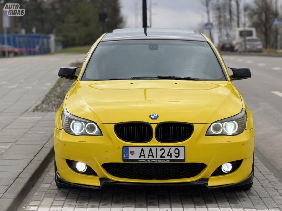 Yellow BMW 530 2004 in Vilnius, with an engine capacity of 3.00 L and mileage of 305 thousand km for 6350 €, photo 13 on AUTOMOTO.COM.LV