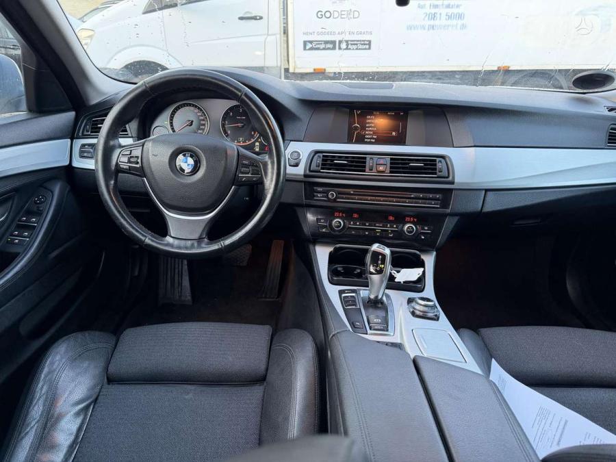 Yellow BMW 530 2013 in Panevezys, with an engine capacity of 2.99 L and mileage of 287 thousand km for 7500 €, photo 7 on AUTOMOTO.COM.LV