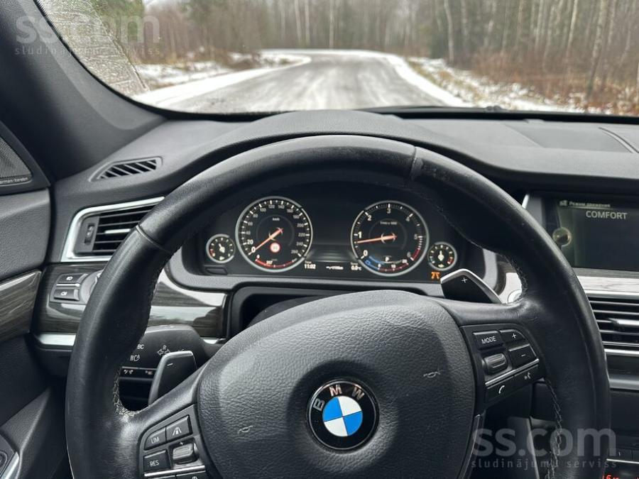 Black BMW 535 2014 in Riga, with an engine capacity of 3.00 L and mileage of 357 thousand km for 16000 €, photo 2 on AUTOMOTO.COM.LV