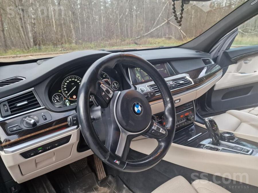 Black BMW 535 2014 in Riga, with an engine capacity of 3.00 L and mileage of 296 thousand km for 17000 €, photo 6 on AUTOMOTO.COM.LV