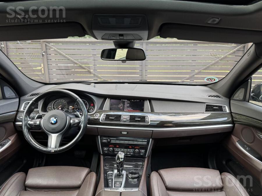 Black BMW 535 2016 in Riga, with an engine capacity of 3.00 L and mileage of 220 thousand km for 17950 €, photo 9 on AUTOMOTO.COM.LV