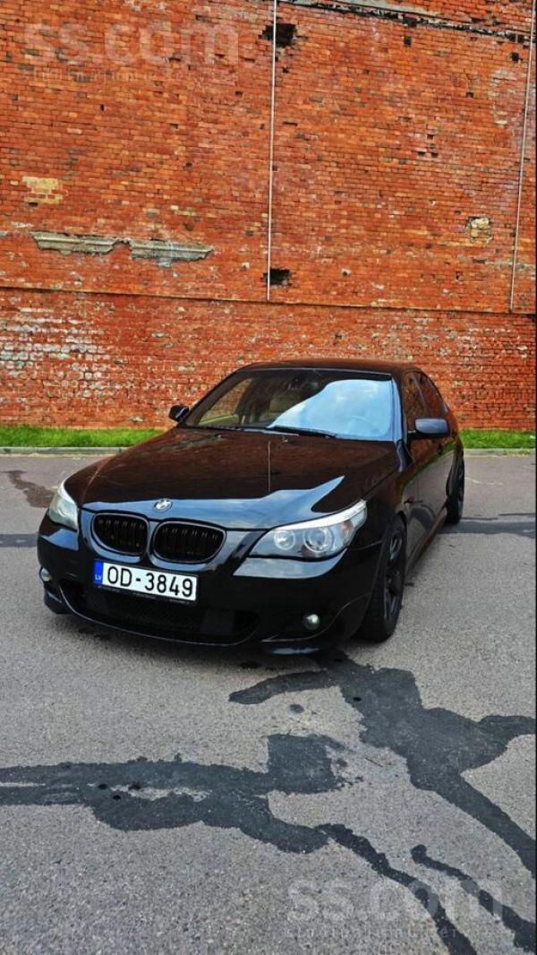 Black BMW 535 2004 in Liepaja, with an engine capacity of 3.00 L and mileage of 350 thousand km for 5500 €, photo 9 on AUTOMOTO.COM.LV
