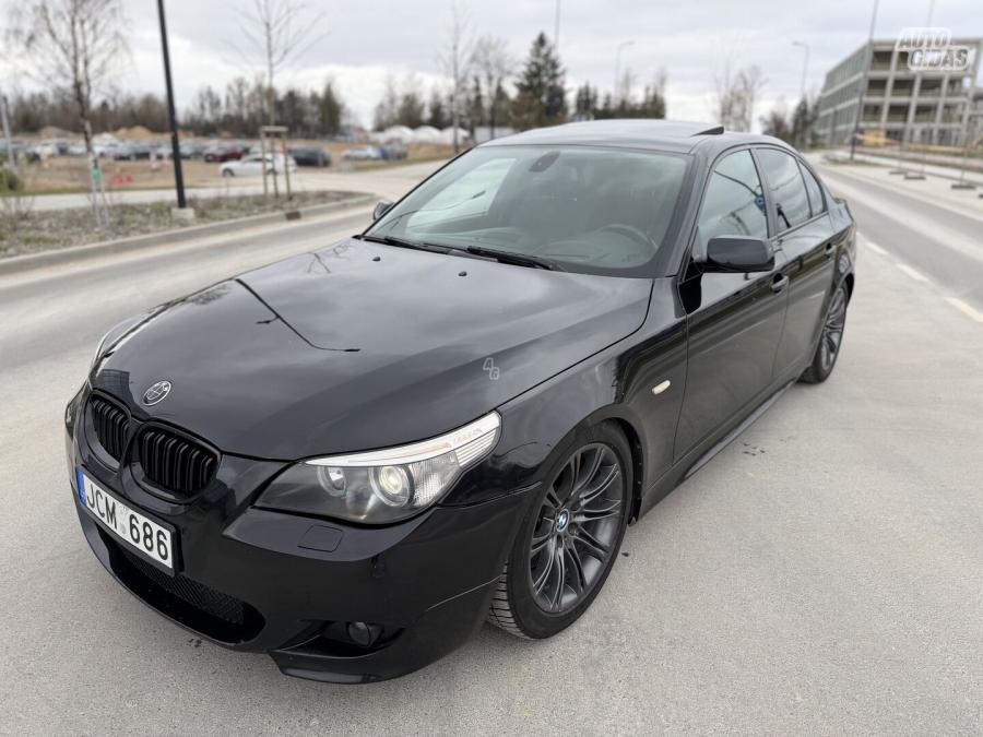 Black BMW 535 2004 in Vilnius, with an engine capacity of 3.00 L and mileage of 430 thousand km for 6200 €, photo 3 on AUTOMOTO.COM.LV