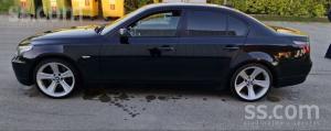 Black BMW 535 2005 in Dobele, with an engine capacity of 3.50 L and mileage of 324 thousand km for 5750 €, photo 5 on AUTOMOTO.COM.LV