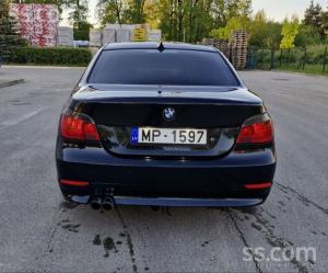 Black BMW 535 2005 in Dobele, with an engine capacity of 3.50 L and mileage of 324 thousand km for 5750 €, photo 6 on AUTOMOTO.COM.LV