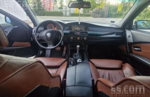 Black BMW 535 2005 in Dobele, with an engine capacity of 3.50 L and mileage of 324 thousand km for 5750 €, photo 7 on AUTOMOTO.COM.LV