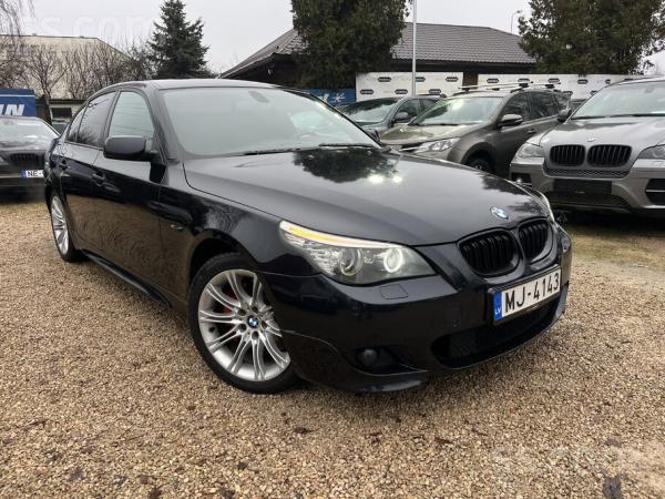Black BMW 535 2005 in Riga, with an engine capacity of 3.00 L and mileage of 0 thousand km for 6990 €, photo 2 on AUTOMOTO.COM.LV