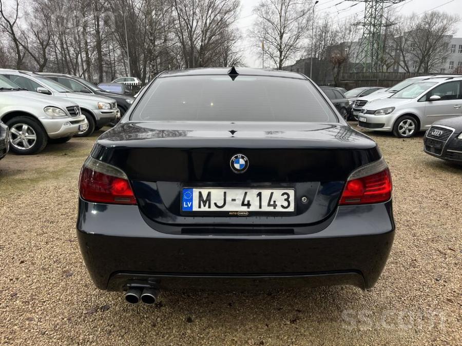 Melns BMW 535 2005 Rīga, ar dzinēja tilpumu 3.00 L un nobraukumu 0 tūkst. km par 6990 €, foto 6 vietnē AUTOMOTO.COM.LV