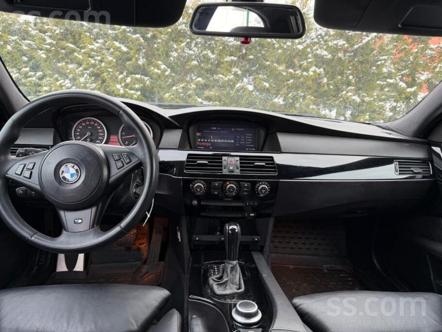 Melns BMW 535 2005 Jelgava, ar dzinēja tilpumu 3.00 L un nobraukumu 0 tūkst. km par 5950 €, foto 11 vietnē AUTOMOTO.COM.LV