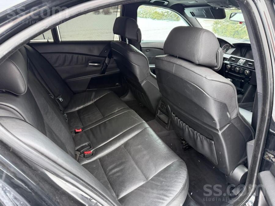 Melns BMW 535 2005 Jelgava, ar dzinēja tilpumu 3.00 L un nobraukumu 0 tūkst. km par 5950 €, foto 15 vietnē AUTOMOTO.COM.LV