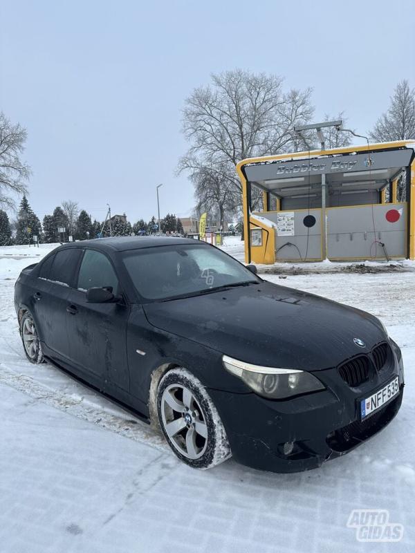 Black BMW 535 2005 in Vilnius, with an engine capacity of 3.00 L and mileage of 381 thousand km for 4500 €, photo 4 on AUTOMOTO.COM.LV