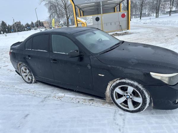 Black BMW 535 2005 in Vilnius, with an engine capacity of 3.00 L and mileage of 381 thousand km for 4500 €, photo 5 on AUTOMOTO.COM.LV