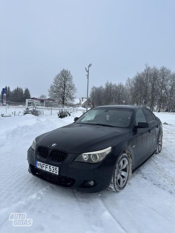 Black BMW 535 2005 in Vilnius, with an engine capacity of 3.00 L and mileage of 381 thousand km for 4500 €, photo 6 on AUTOMOTO.COM.LV
