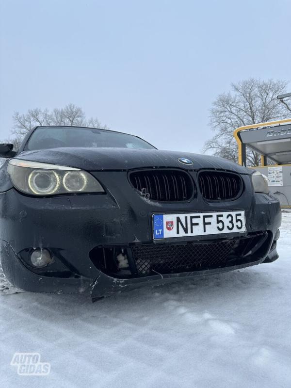 Black BMW 535 2005 in Vilnius, with an engine capacity of 3.00 L and mileage of 381 thousand km for 4500 €, photo 8 on AUTOMOTO.COM.LV