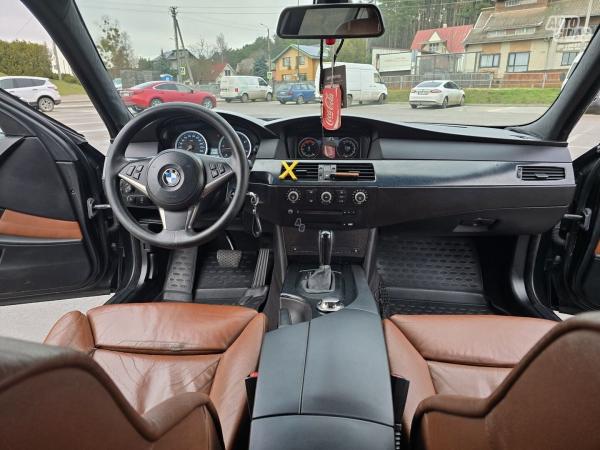 Black BMW 535 2005 in Kaunas, with an engine capacity of 3.50 L and mileage of 474 thousand km for 3500 €, photo 9 on AUTOMOTO.COM.LV