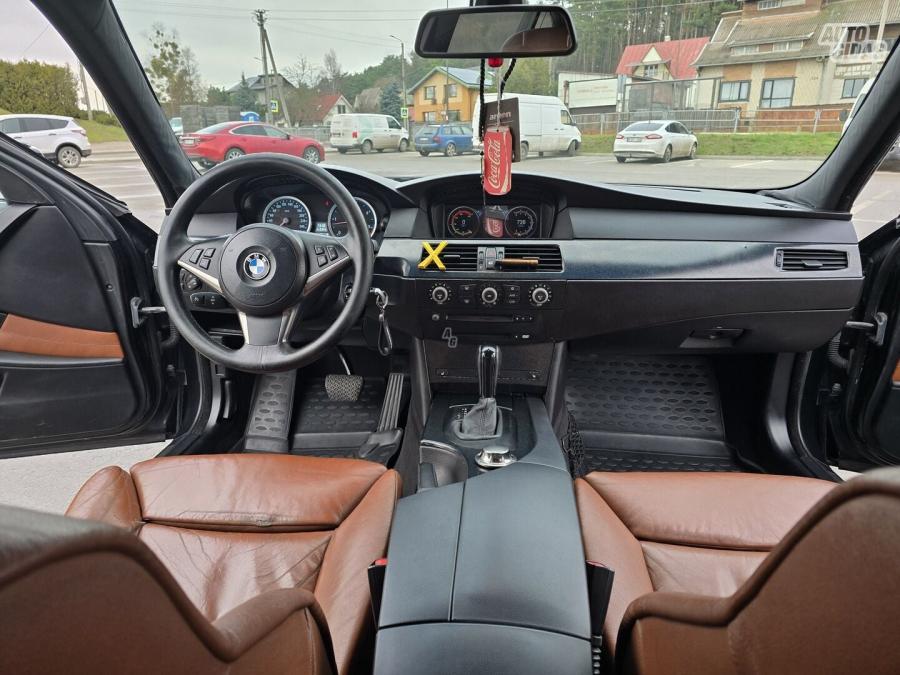 Черный БМВ 535 2005 в Каунас, объемом двигателя 3.50 л и пробегом 474 тыс. км за 3500 €, фото 10 на AUTOMOTO.COM.LV