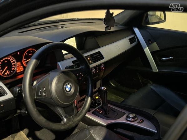 Melns BMW 535 2005 Viļņa, ar dzinēja tilpumu 3.00 L un nobraukumu 386 tūkst. km par 4555 €, foto 8 vietnē AUTOMOTO.COM.LV