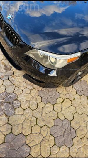 Black BMW 535 2005 in Klaipeda, with an engine capacity of 3.00 L and mileage of 329 thousand km for 5499 €, photo 8 on AUTOMOTO.COM.LV