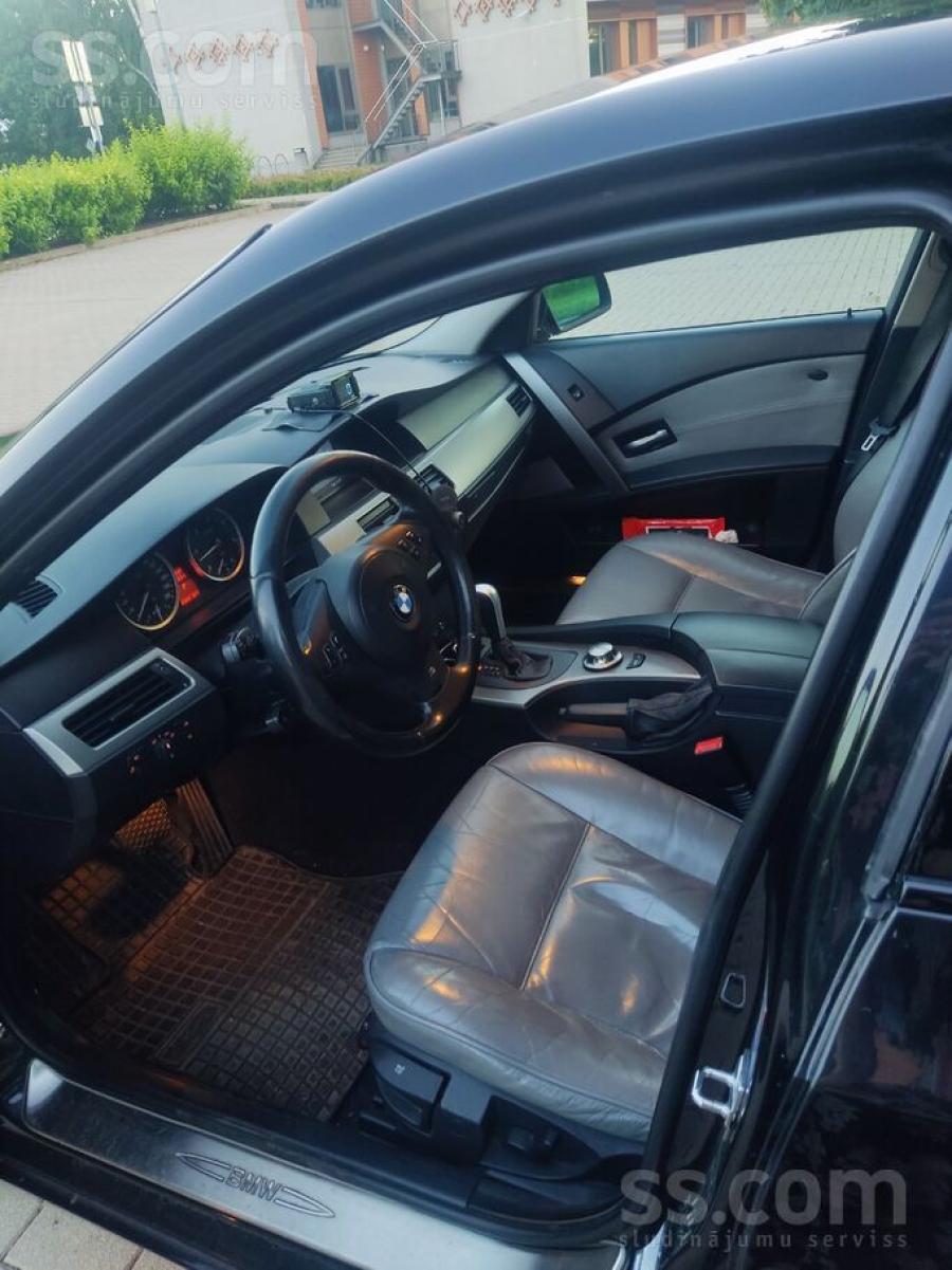 Melns BMW 535 2005 Rīga, ar dzinēja tilpumu 3.00 L un nobraukumu 417 tūkst. km par 4700 €, foto 9 vietnē AUTOMOTO.COM.LV