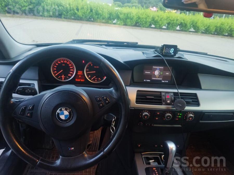 Melns BMW 535 2005 Rīga, ar dzinēja tilpumu 3.00 L un nobraukumu 417 tūkst. km par 4700 €, foto 10 vietnē AUTOMOTO.COM.LV