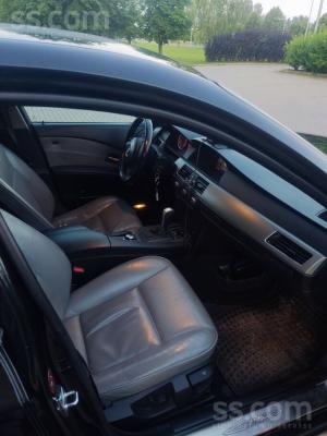 Melns BMW 535 2005 Rīga, ar dzinēja tilpumu 3.00 L un nobraukumu 417 tūkst. km par 4700 €, foto 13 vietnē AUTOMOTO.COM.LV