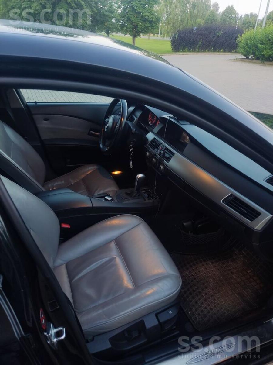Melns BMW 535 2005 Rīga, ar dzinēja tilpumu 3.00 L un nobraukumu 417 tūkst. km par 4700 €, foto 13 vietnē AUTOMOTO.COM.LV