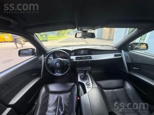 Black BMW 535 2005 in Riga, with an engine capacity of 3.00 L and mileage of 0 thousand km for 5500 €, photo 6 on AUTOMOTO.COM.LV