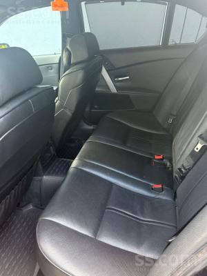 Black BMW 535 2005 in Riga, with an engine capacity of 3.00 L and mileage of 0 thousand km for 5500 €, photo 8 on AUTOMOTO.COM.LV