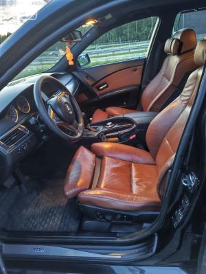 Melns BMW 535 2005 Kauņa, ar dzinēja tilpumu 3.00 L un nobraukumu 470 tūkst. km par 4100 €, foto 6 vietnē AUTOMOTO.COM.LV