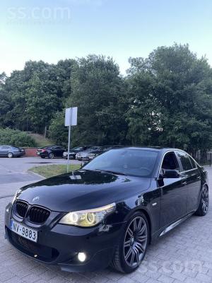 Melns BMW 535 2005 Rīga, ar dzinēja tilpumu 3.00 L un nobraukumu 430 tūkst. km par 5990 €, foto  vietnē AUTOMOTO.COM.LV