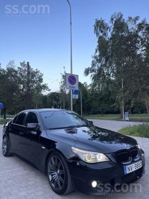 Melns BMW 535 2005 Rīga, ar dzinēja tilpumu 3.00 L un nobraukumu 430 tūkst. km par 5990 €, foto 4 vietnē AUTOMOTO.COM.LV