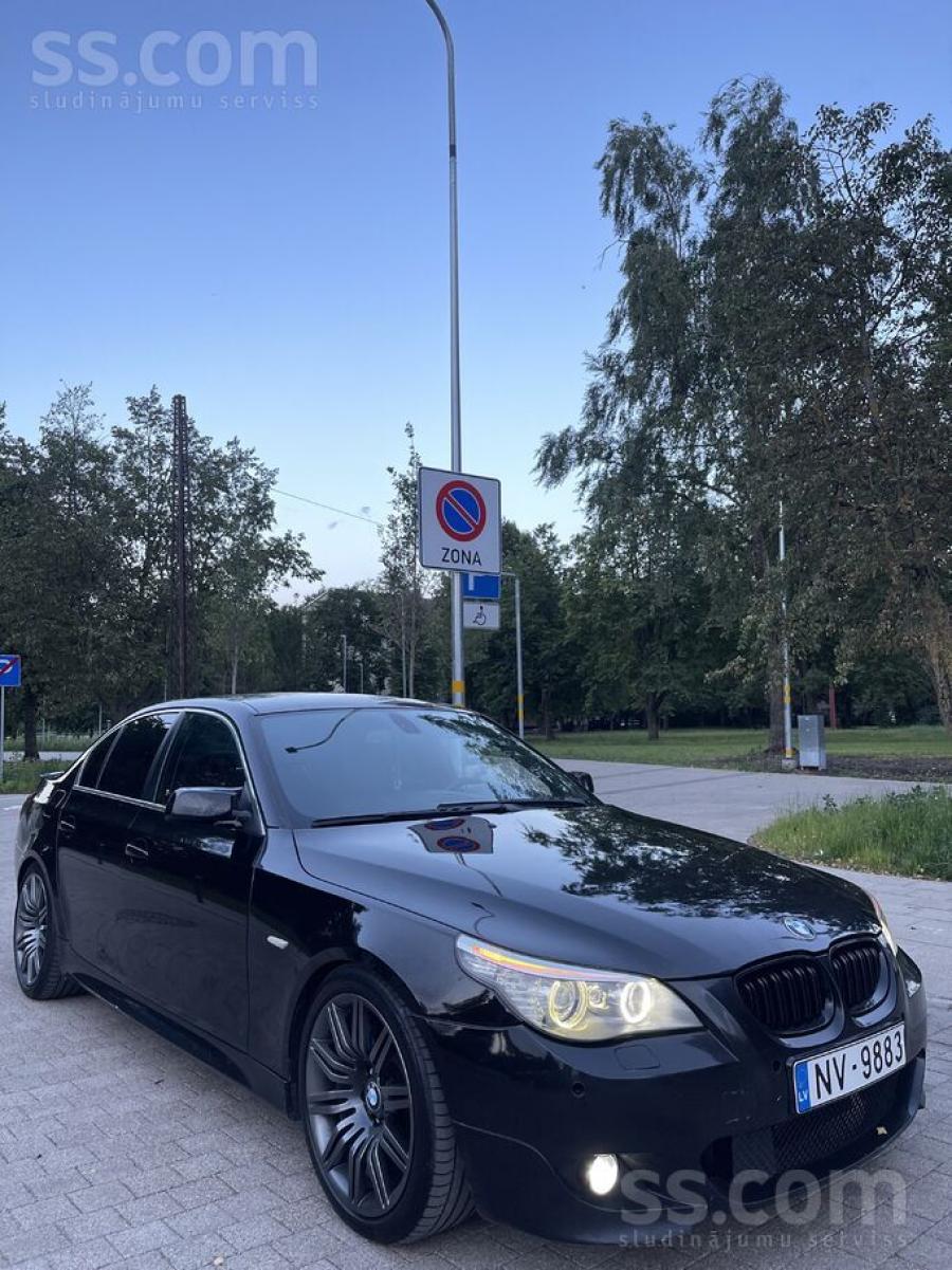Melns BMW 535 2005 Rīga, ar dzinēja tilpumu 3.00 L un nobraukumu 430 tūkst. km par 5990 €, foto 4 vietnē AUTOMOTO.COM.LV