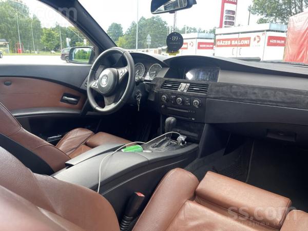 Black BMW 535 2005 in Riga, with an engine capacity of 3.00 L and mileage of 430 thousand km for 5990 €, photo 8 on AUTOMOTO.COM.LV