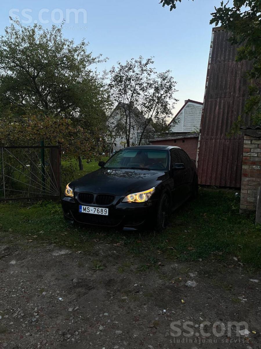 Melns BMW 535 2006 Liepāja, ar dzinēja tilpumu 3.00 L un nobraukumu 345 tūkst. km par 5000 €, foto 1 vietnē AUTOMOTO.COM.LV