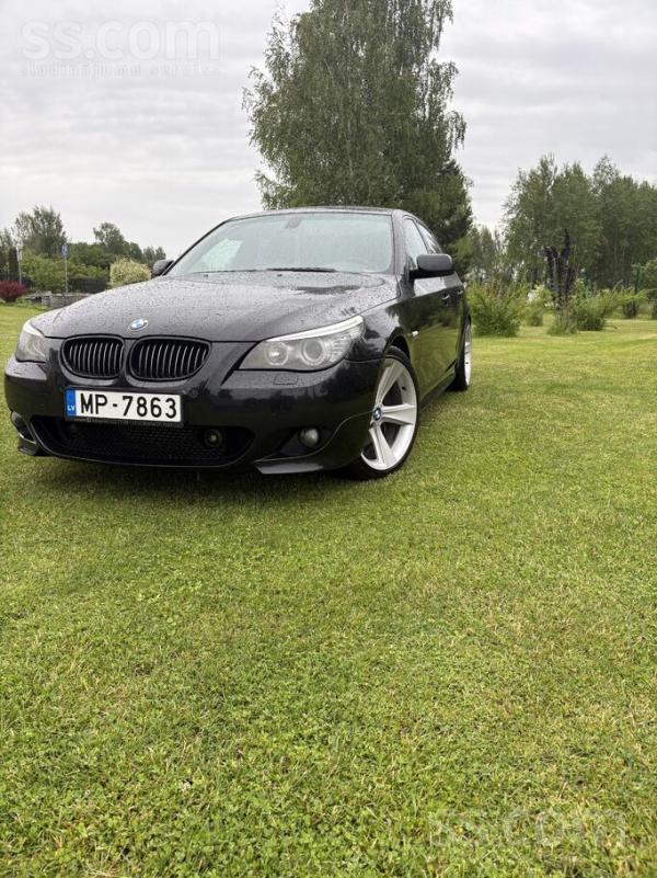 Melns BMW 535 2006 Preiļi, ar dzinēja tilpumu 3.00 L un nobraukumu 334 tūkst. km par 6990 €, foto 2 vietnē AUTOMOTO.COM.LV