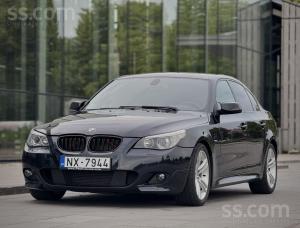 Black BMW 535 2006 in Riga, with an engine capacity of 3.00 L and mileage of 371 thousand km for 7500 €, photo 3 on AUTOMOTO.COM.LV