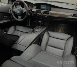 Black BMW 535 2006 in Riga, with an engine capacity of 3.00 L and mileage of 371 thousand km for 7500 €, photo 14 on AUTOMOTO.COM.LV