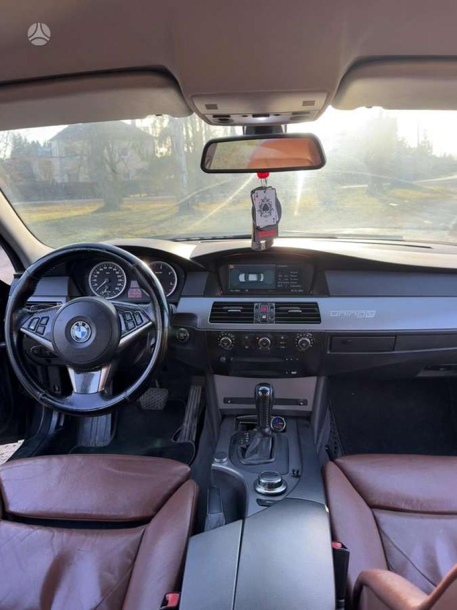 Melns BMW 535 2006 Šauļi, ar dzinēja tilpumu 2.99 L un nobraukumu 477 tūkst. km par 3500 €, foto 8 vietnē AUTOMOTO.COM.LV