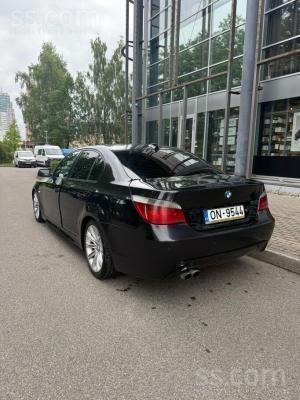 Black BMW 535 2006 in Riga, with an engine capacity of 3.00 L and mileage of 0 thousand km for 5500 €, photo 5 on AUTOMOTO.COM.LV