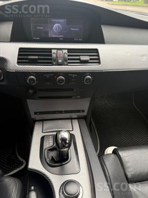 Black BMW 535 2006 in Riga, with an engine capacity of 3.00 L and mileage of 0 thousand km for 5500 €, photo 7 on AUTOMOTO.COM.LV
