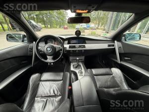 Black BMW 535 2006 in Riga, with an engine capacity of 3.00 L and mileage of 0 thousand km for 5500 €, photo 8 on AUTOMOTO.COM.LV