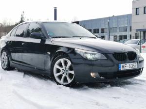Black BMW 535 2007 in Kuldiga, with an engine capacity of 3.00 L and mileage of 452 thousand km for 4700 €, photo 4 on AUTOMOTO.COM.LV