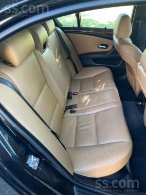 Black BMW 535 2007 in Riga, with an engine capacity of 3.00 L and mileage of 335 thousand km for 6000 €, photo 14 on AUTOMOTO.COM.LV
