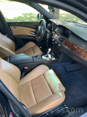 Black BMW 535 2007 in Riga, with an engine capacity of 3.00 L and mileage of 335 thousand km for 6000 €, photo 16 on AUTOMOTO.COM.LV