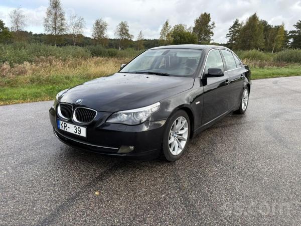 Black BMW 535 2007 in Ventspils, with an engine capacity of 3.00 L and mileage of 279 thousand km for 7500 €, photo 1 on AUTOMOTO.COM.LV
