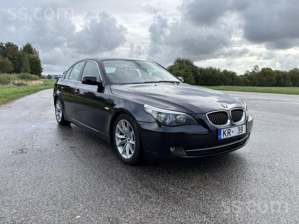 Black BMW 535 2007 in Ventspils, with an engine capacity of 3.00 L and mileage of 279 thousand km for 7500 €, photo 3 on AUTOMOTO.COM.LV