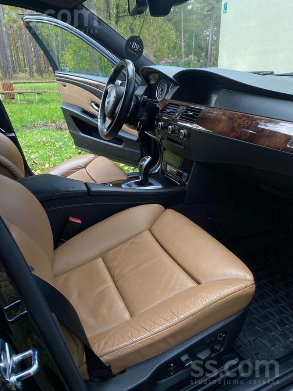 Melns BMW 535 2009 Rīga, ar dzinēja tilpumu 3.00 L un nobraukumu 290 tūkst. km par 10500 €, foto 6 vietnē AUTOMOTO.COM.LV