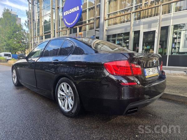 Black BMW 535 2010 in Riga, with an engine capacity of 3.00 L and mileage of 0 thousand km for 10500 €, photo 3 on AUTOMOTO.COM.LV