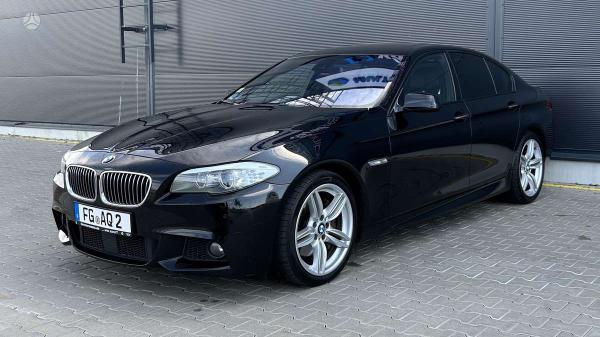 Black BMW 535 2010 in Vilnius, with an engine capacity of 2.99 L and mileage of 314 thousand km for 11000 €, photo 4 on AUTOMOTO.COM.LV