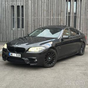 Black BMW 535 2011 in Riga, with an engine capacity of 3.00 L and mileage of 229 thousand km for 8700 €, photo 4 on AUTOMOTO.COM.LV